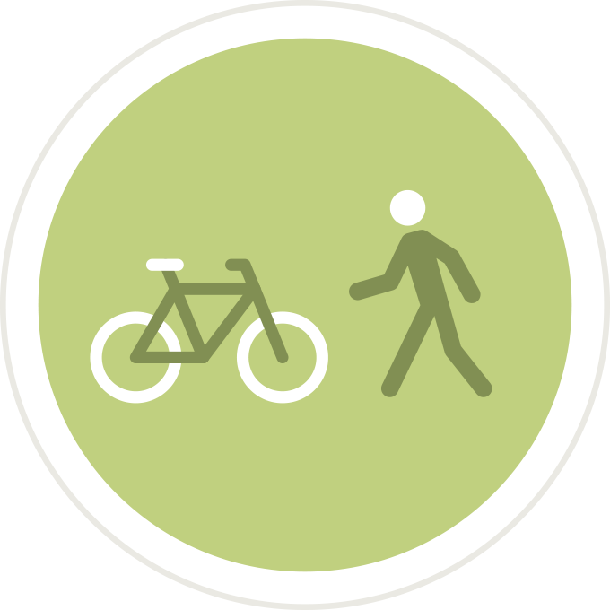 Congratulations! The PNG Image Has Been Downloaded (Bike And Walk Icon ...