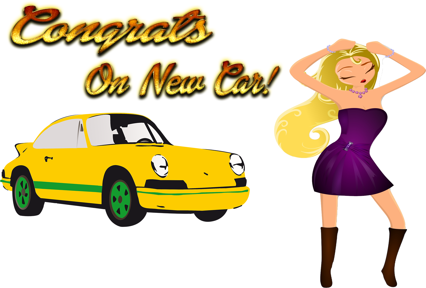 Congratulations! The PNG Image Has Been Downloaded (Congrats On New Car ...