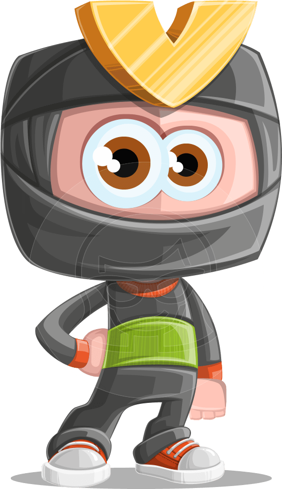 Congratulations! The PNG Image Has Been Downloaded (Cute Ninja Cartoon ...