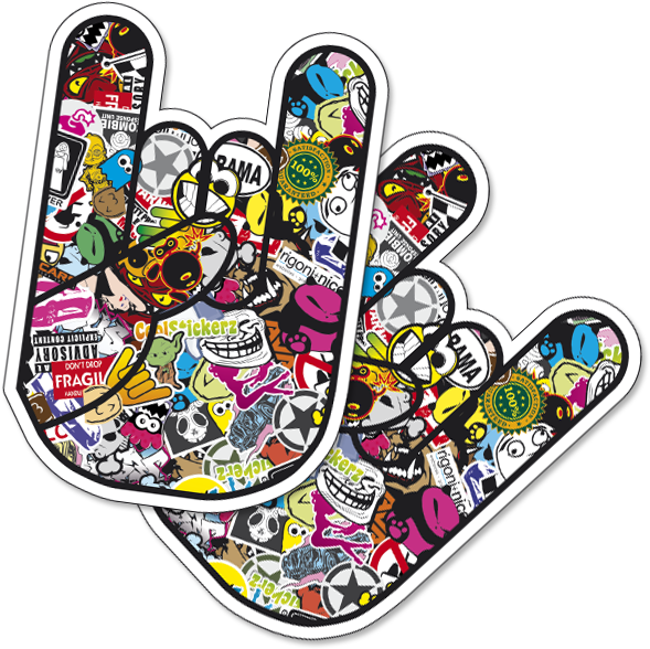 Congratulations! The PNG Image Has Been Downloaded (Shocker Rocker Hand ...