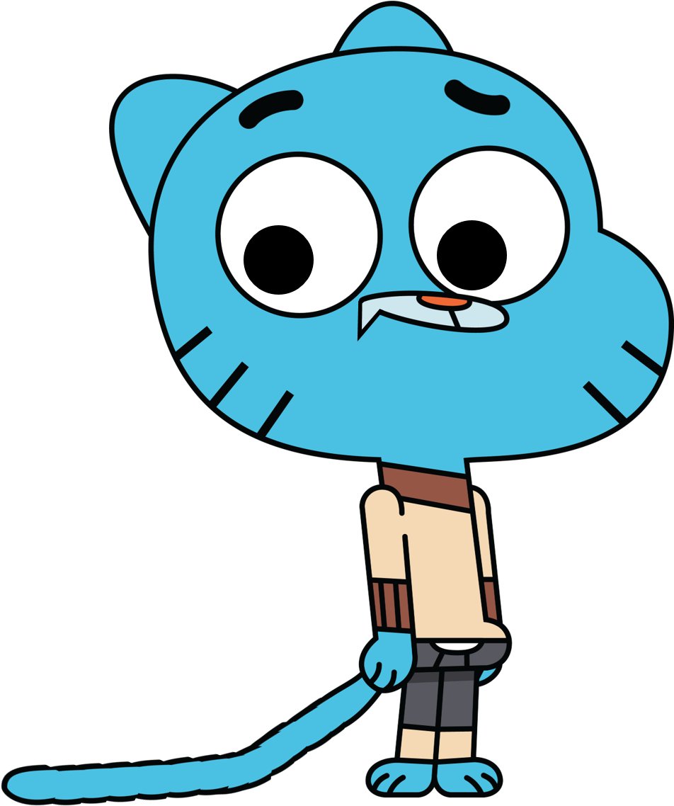 Congratulations! The PNG Image Has Been Downloaded (Gumball Looking ...