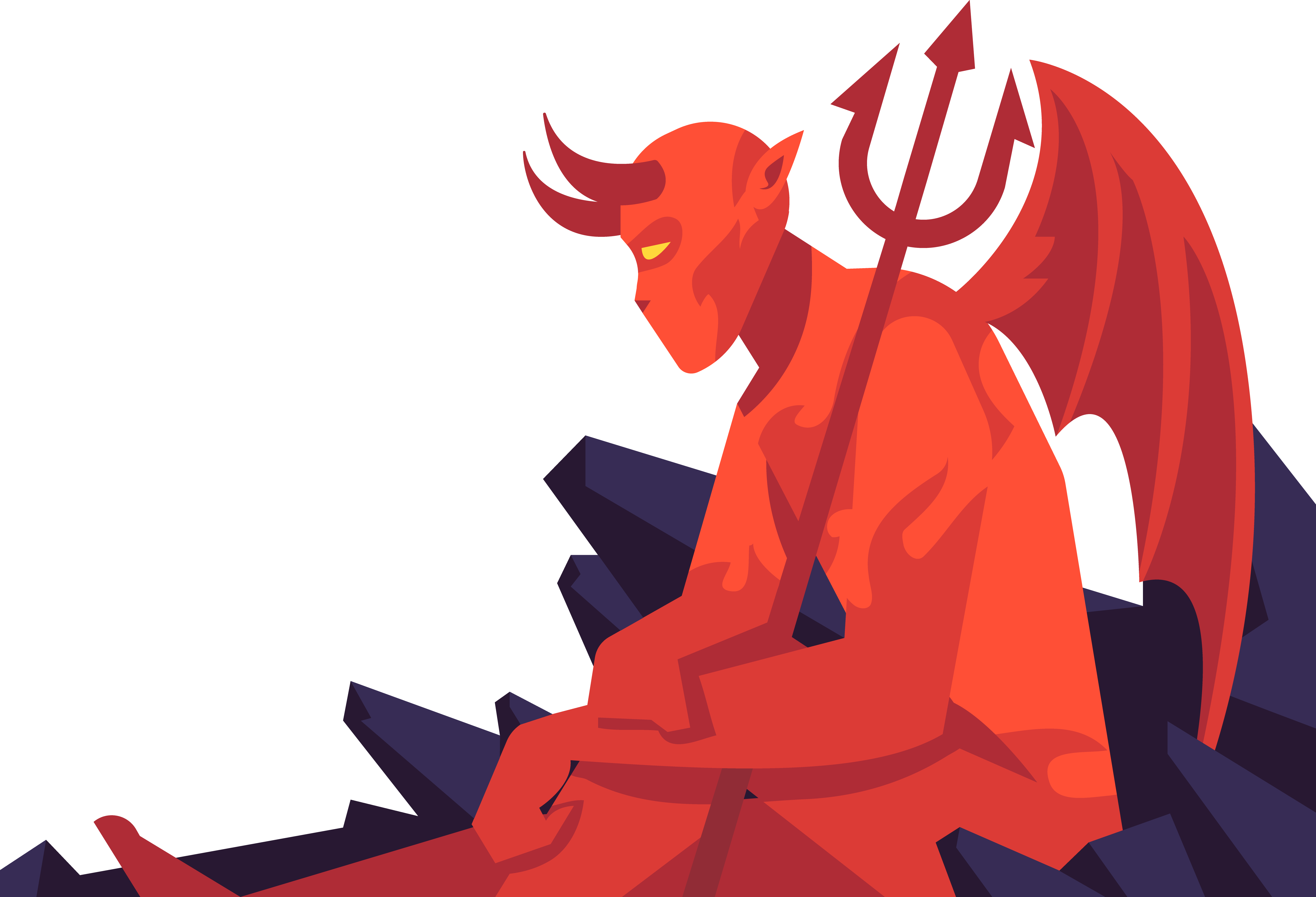 Congratulations! The PNG Image Has Been Downloaded (Devil Illustration ...