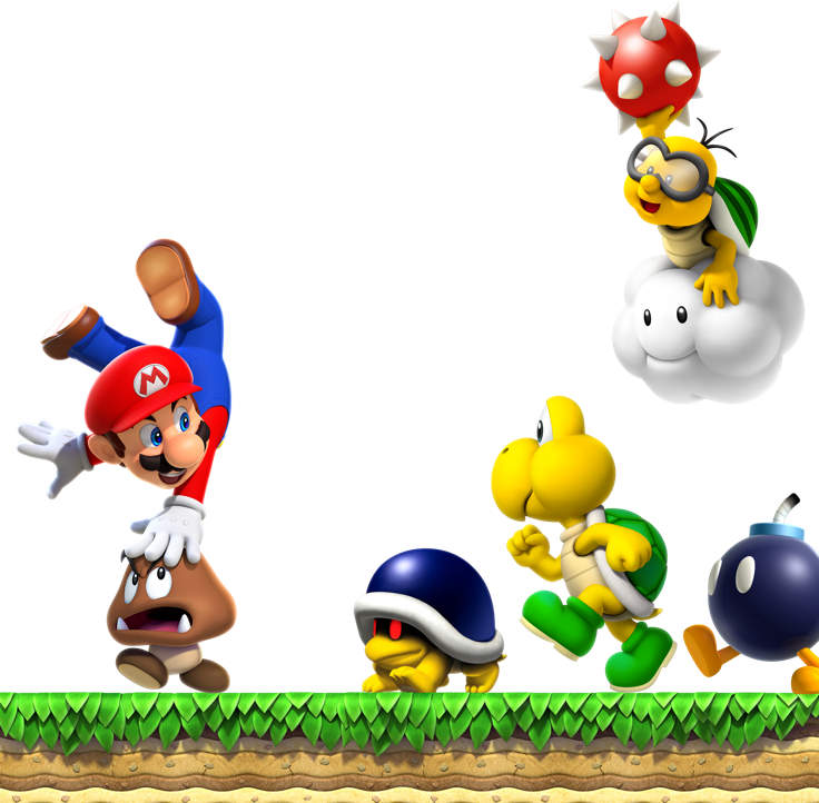 Congratulations! The PNG Image Has Been Downloaded (Mario Jumps On ...