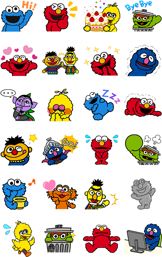 Congratulations! The PNG Image Has Been Downloaded (Cute Sesame Street ...