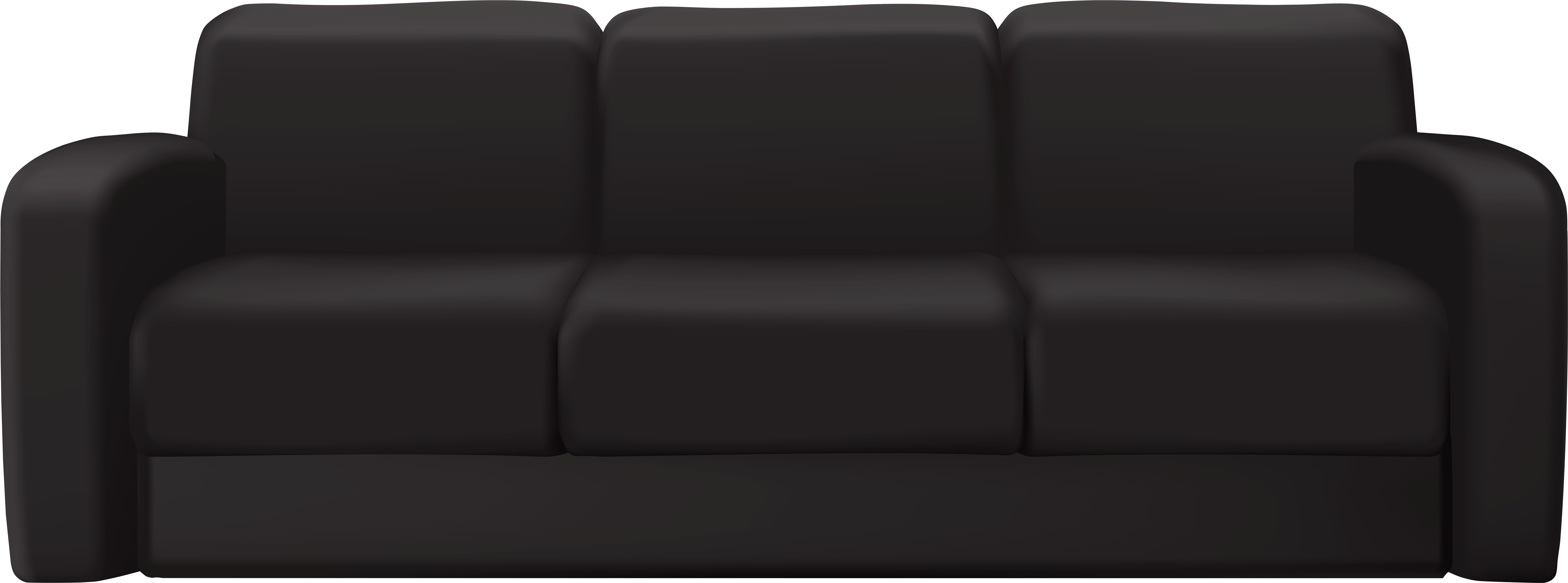 Congratulations! The PNG Image Has Been Downloaded (Couch Clipart Black ...