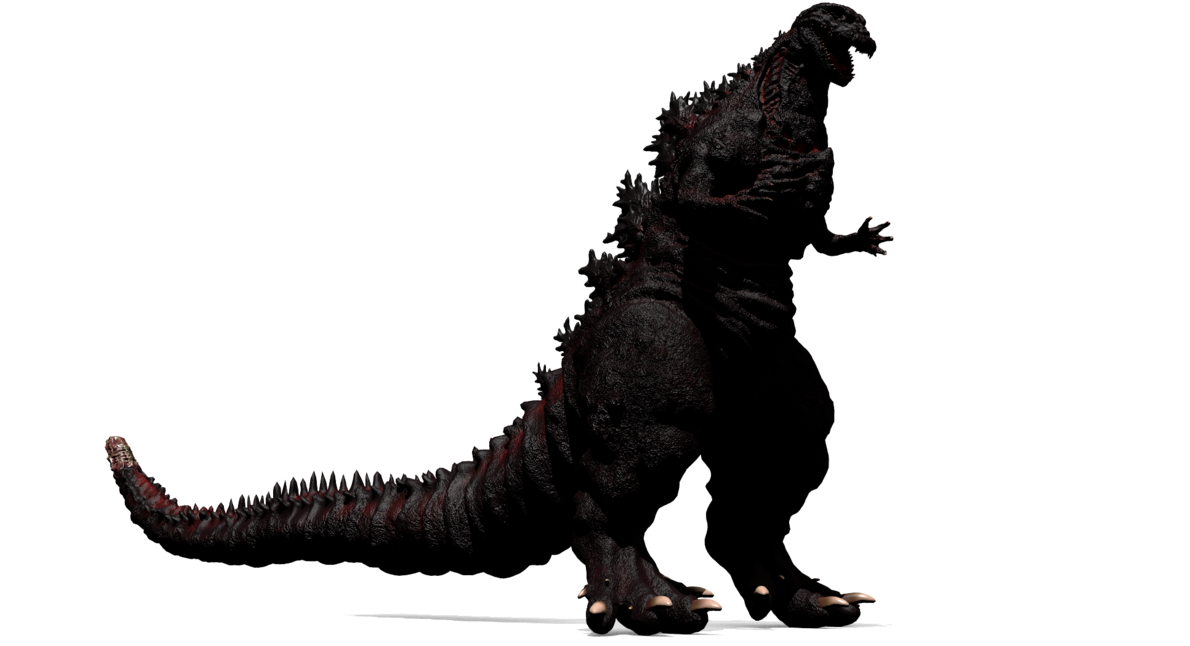 Congratulations! The PNG Image Has Been Downloaded (Godzilla Rendering ...