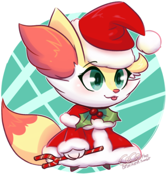 Congratulations! The PNG Image Has Been Downloaded (Christmas Braixen ...