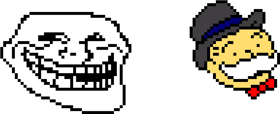 Congratulations The Png Image Has Been Downloaded Troll Face Pixel