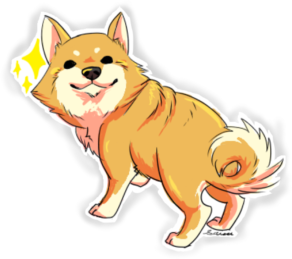 Congratulations! The PNG Image Has Been Downloaded (Transparent Shiba ...