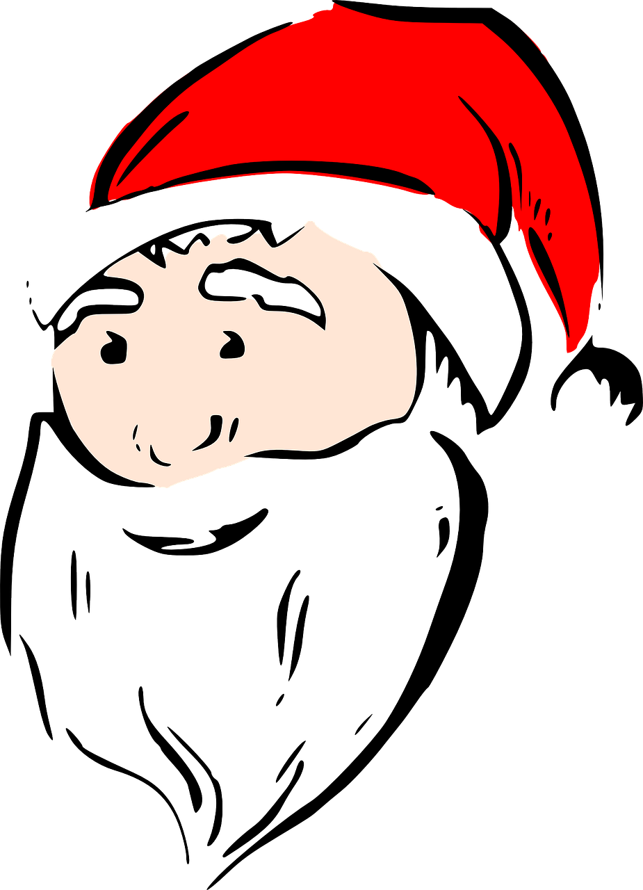 Congratulations! The PNG Image Has Been Downloaded (Santa Face Vector ...