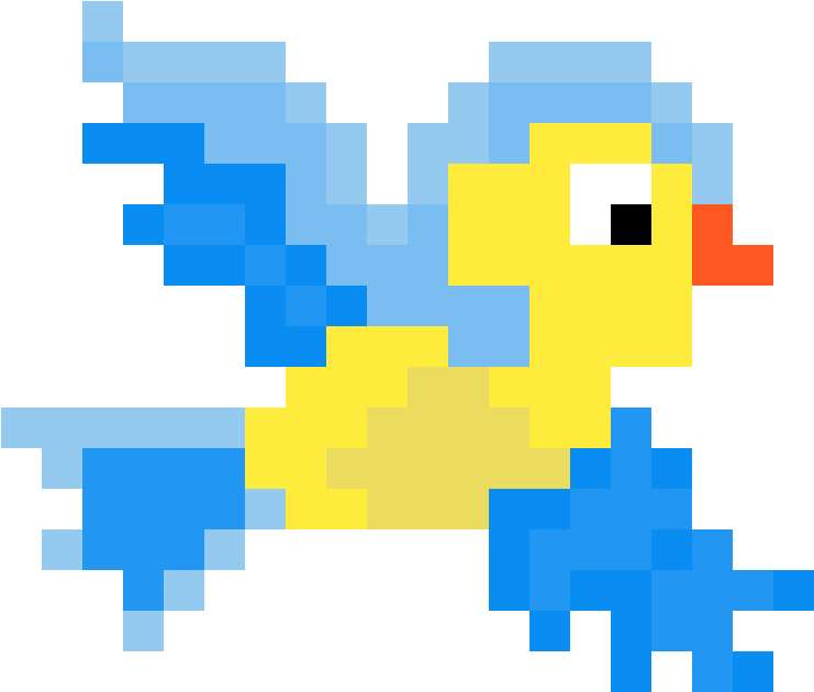 Congratulations! The PNG Image Has Been Downloaded (Flying Bird Pixel ...