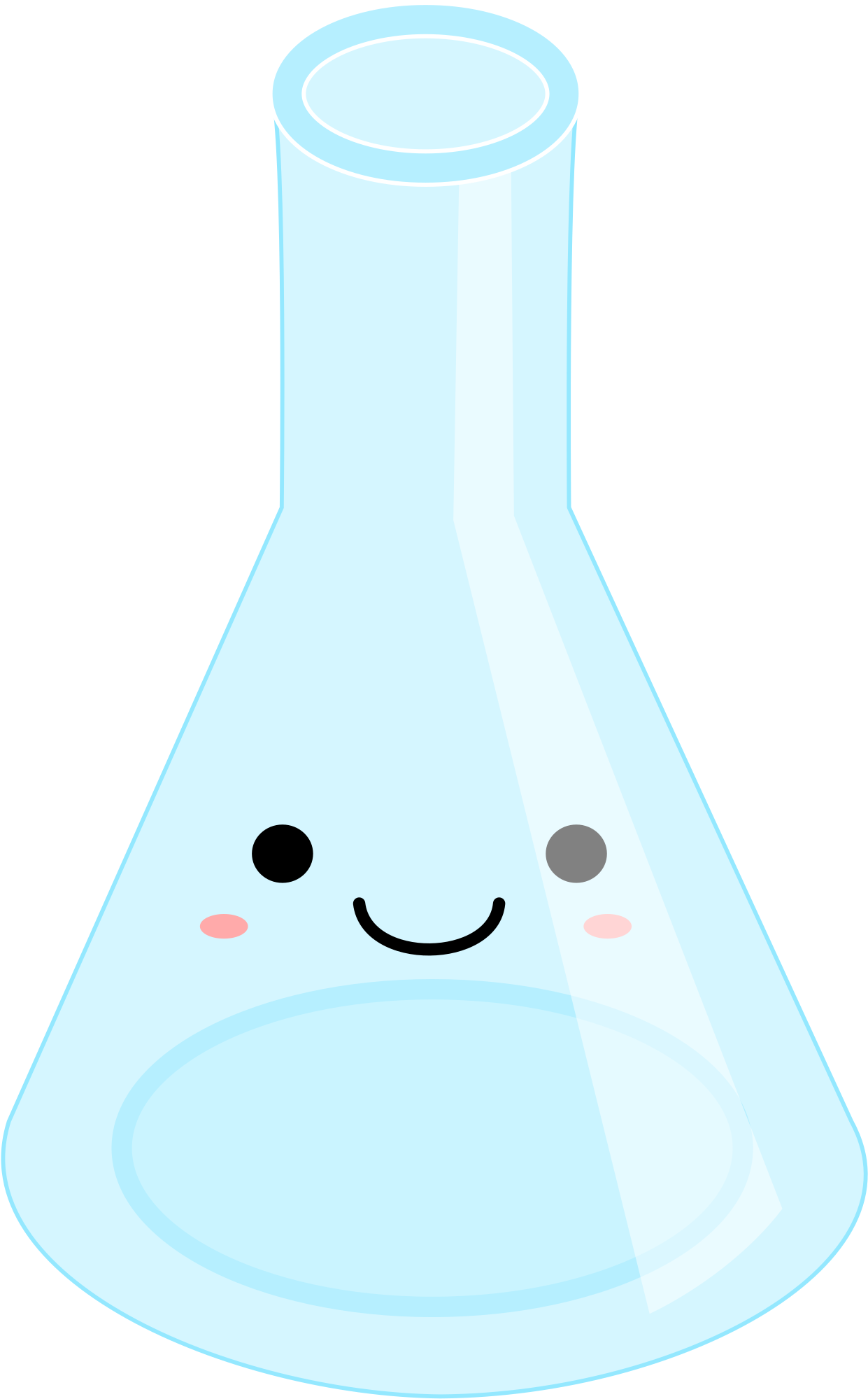 Congratulations! The PNG Image Has Been Downloaded (Kawaii Erlenmeyer ...