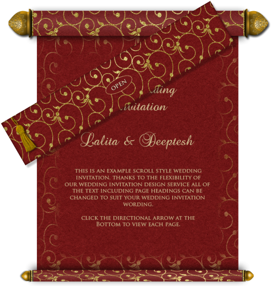 Congratulations! The PNG Image Has Been Downloaded (Scroll Invitation ...