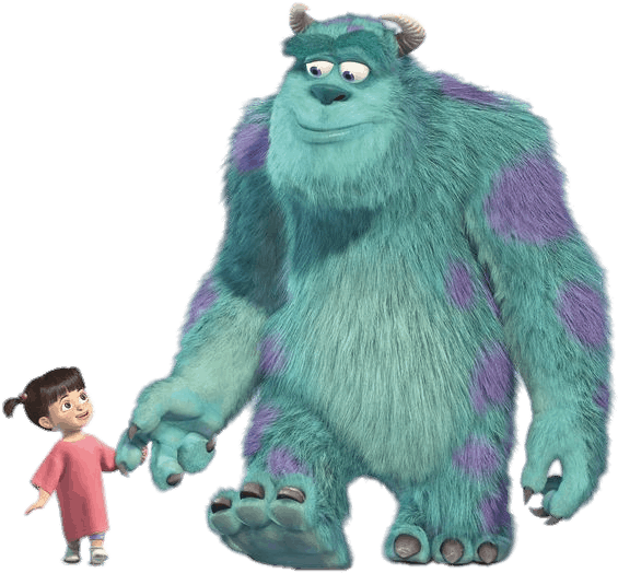Congratulations! The PNG Image Has Been Downloaded (Sulley And Boo Hand ...