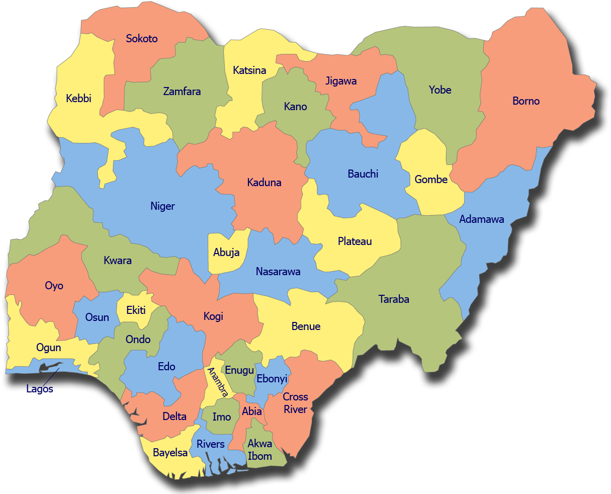 Congratulations! The PNG Image Has Been Downloaded (Map Of Nigeria Png ...