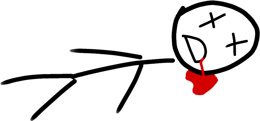 Congratulations! The PNG Image Has Been Downloaded (Person Dead Stick ...