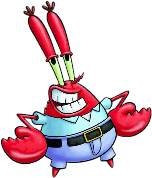 Congratulations! The PNG Image Has Been Downloaded (Spongebob Mr Krabs ...