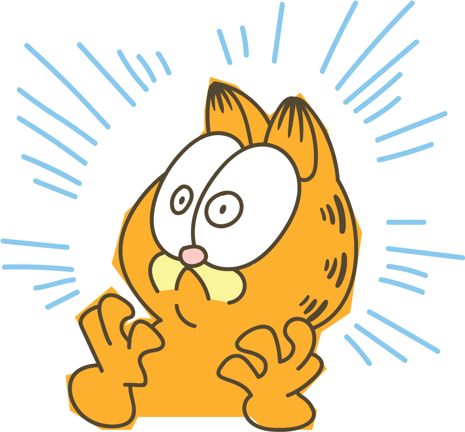 Congratulations! The PNG Image Has Been Downloaded (Garfield Line ...