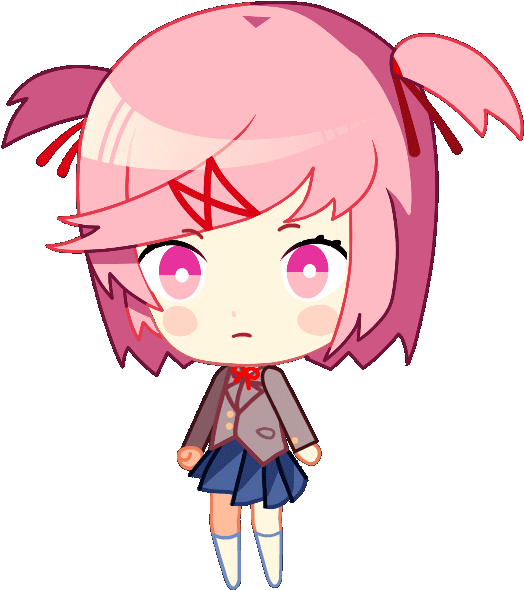 Congratulations! The PNG Image Has Been Downloaded (Ddlc Natsuki Chibi ...