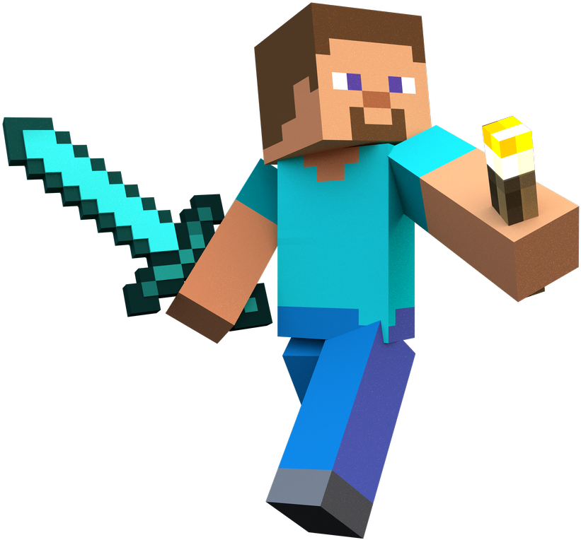 Congratulations! The PNG Image Has Been Downloaded (Minecraft Steve In ...