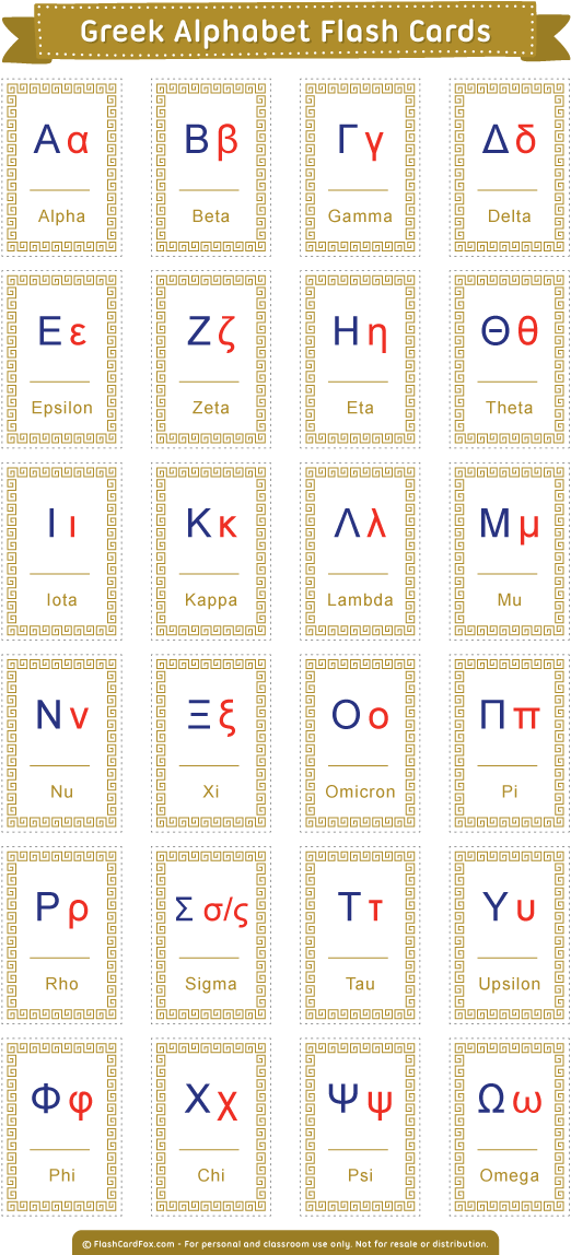 Congratulations! The PNG Image Has Been Downloaded (Greek Alphabet ...