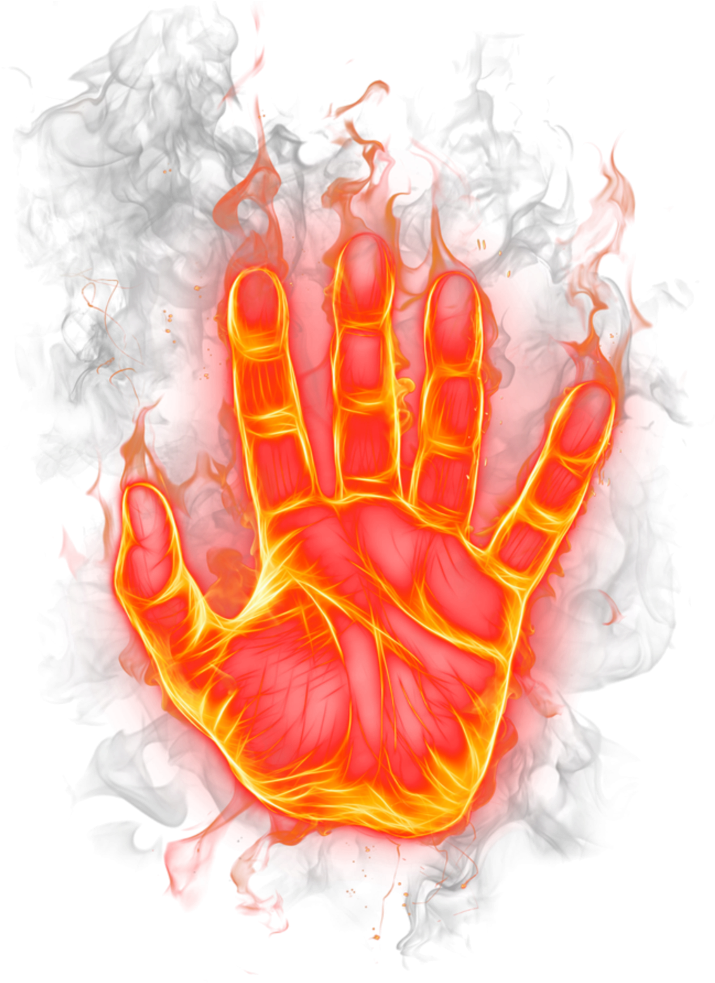 Congratulations! The PNG Image Has Been Downloaded (Fire Hand Effect ...