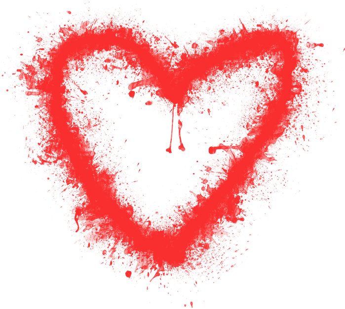 Congratulations! The PNG Image Has Been Downloaded (Heart Paint Splash ...