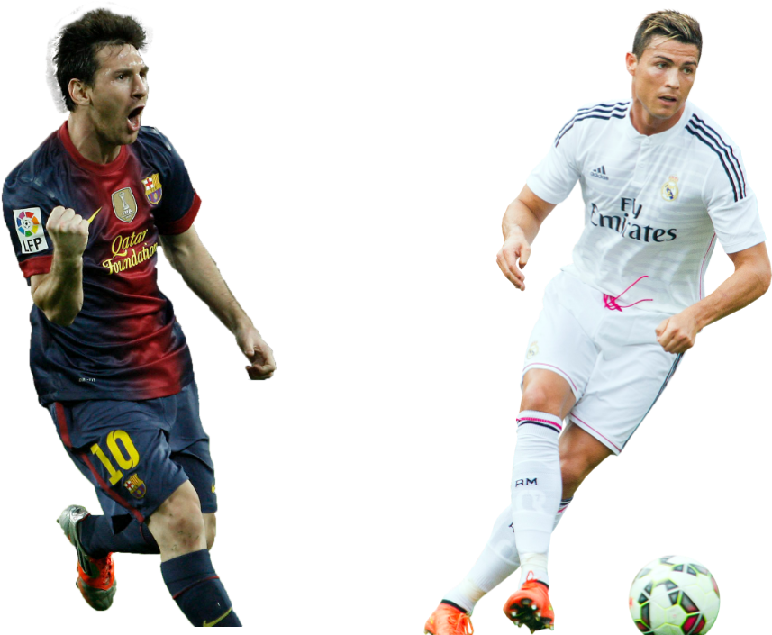 Congratulations! The PNG Image Has Been Downloaded (Messi And Ronaldo ...