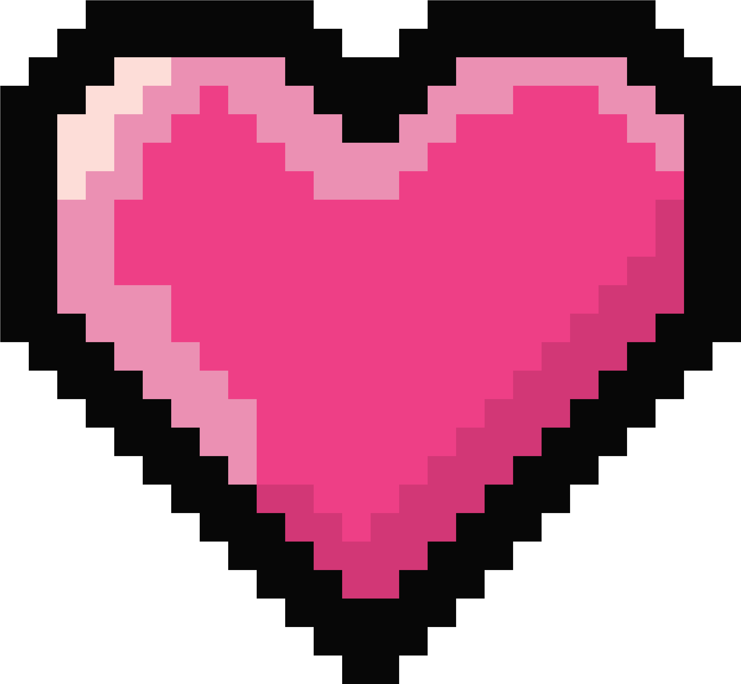Congratulations! The PNG Image Has Been Downloaded (Pink Pixel Heart ...