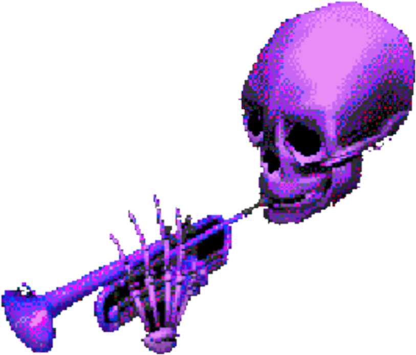 Congratulations! The PNG Image Has Been Downloaded (#skeleton #trumpet ...