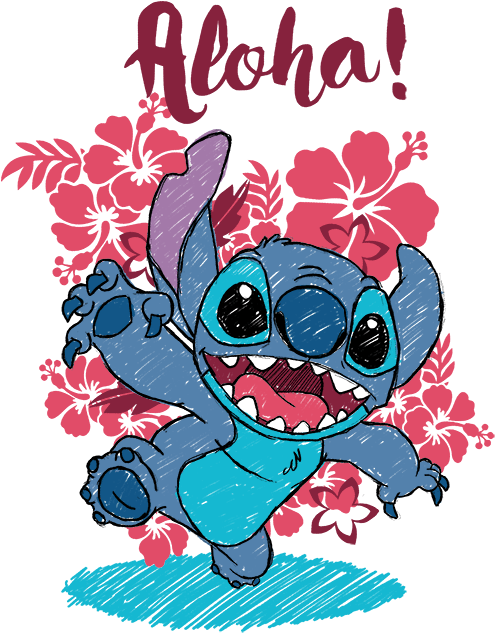 Congratulations! The PNG Image Has Been Downloaded (Stitch Aloha ...