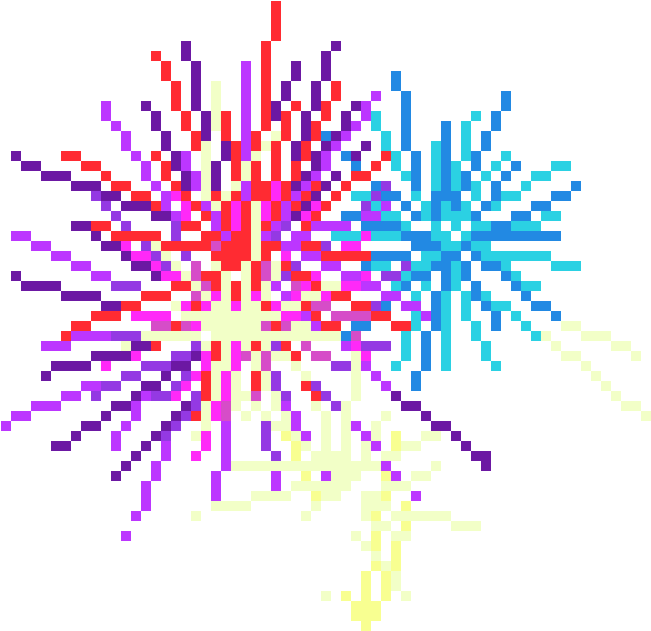 Congratulations! The PNG Image Has Been Downloaded (Fireworks Pixel Art ...
