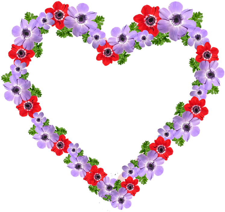 Congratulations! The PNG Image Has Been Downloaded (Png Floral Heart ...