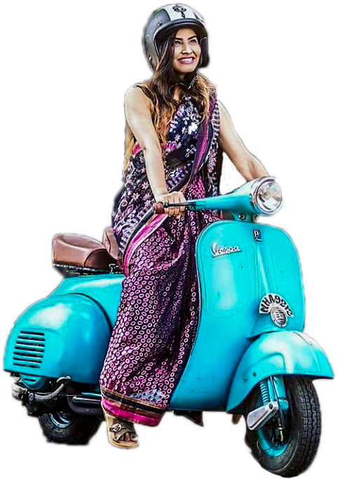 Congratulations! The PNG Image Has Been Downloaded (Girl With Scooty ...