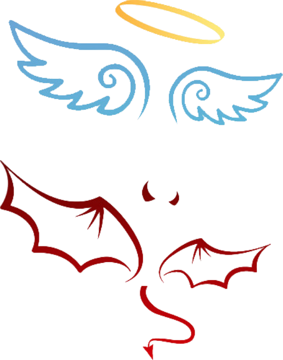 Congratulations! The PNG Image Has Been Downloaded (#angel #and #devil ...