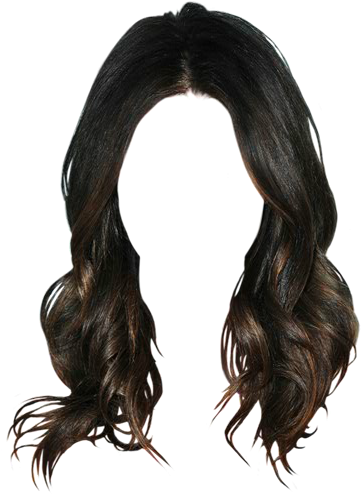 Congratulations! The PNG Image Has Been Downloaded (Long Dark Brown ...