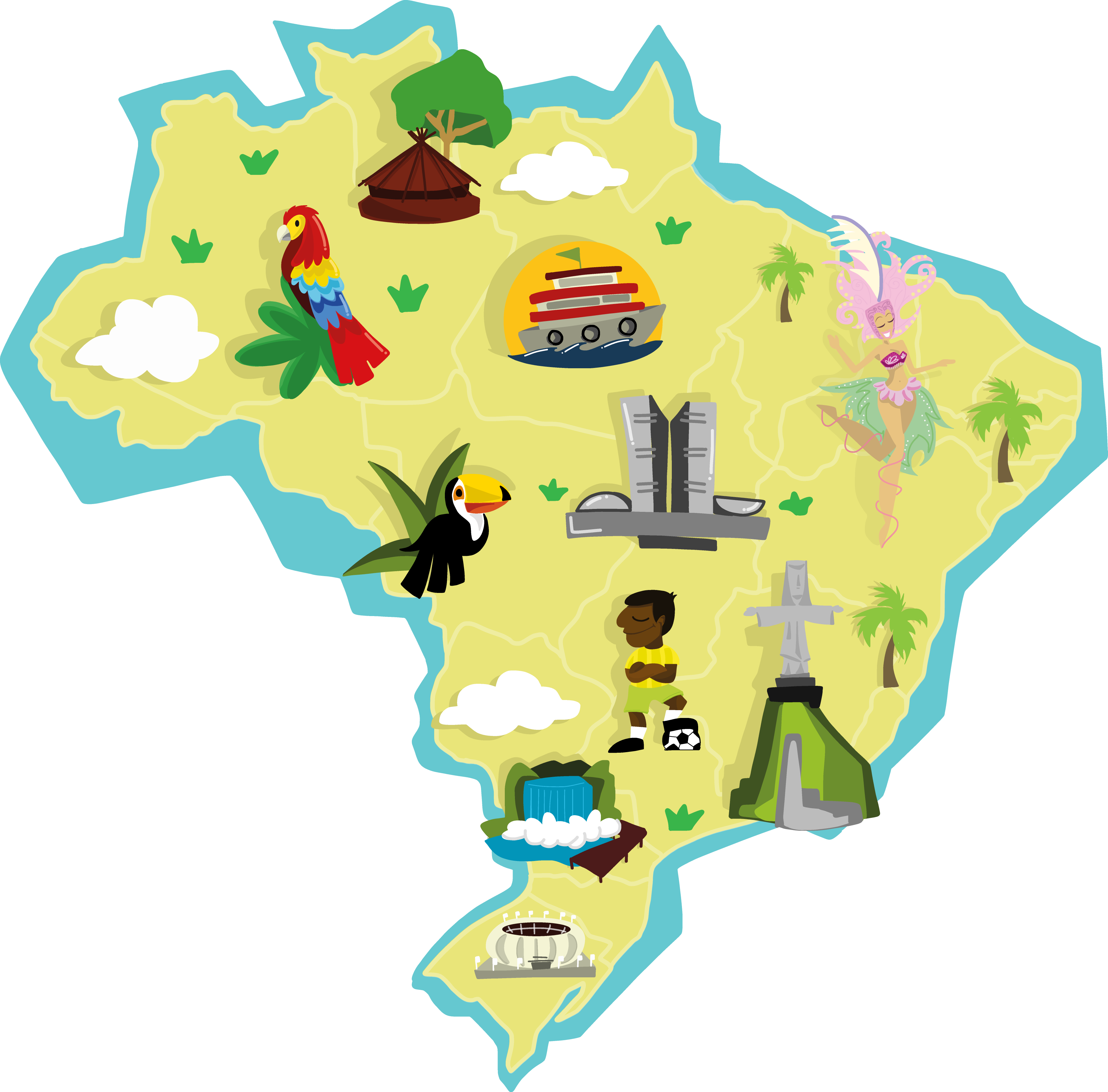 Congratulations! The PNG Image Has Been Downloaded (Image - Mapa Do ...