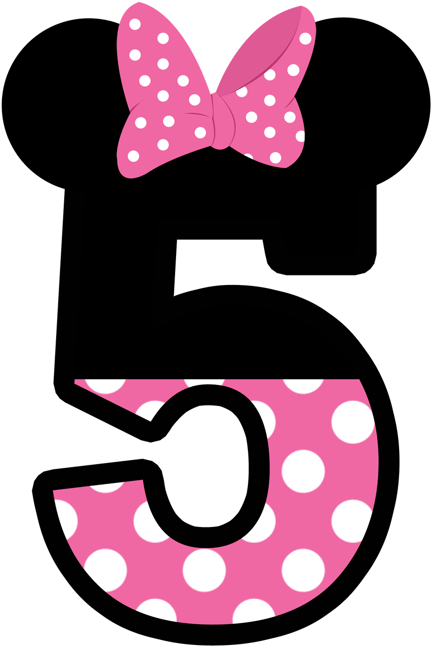 Congratulations! The PNG Image Has Been Downloaded (Minnie Mouse Number ...