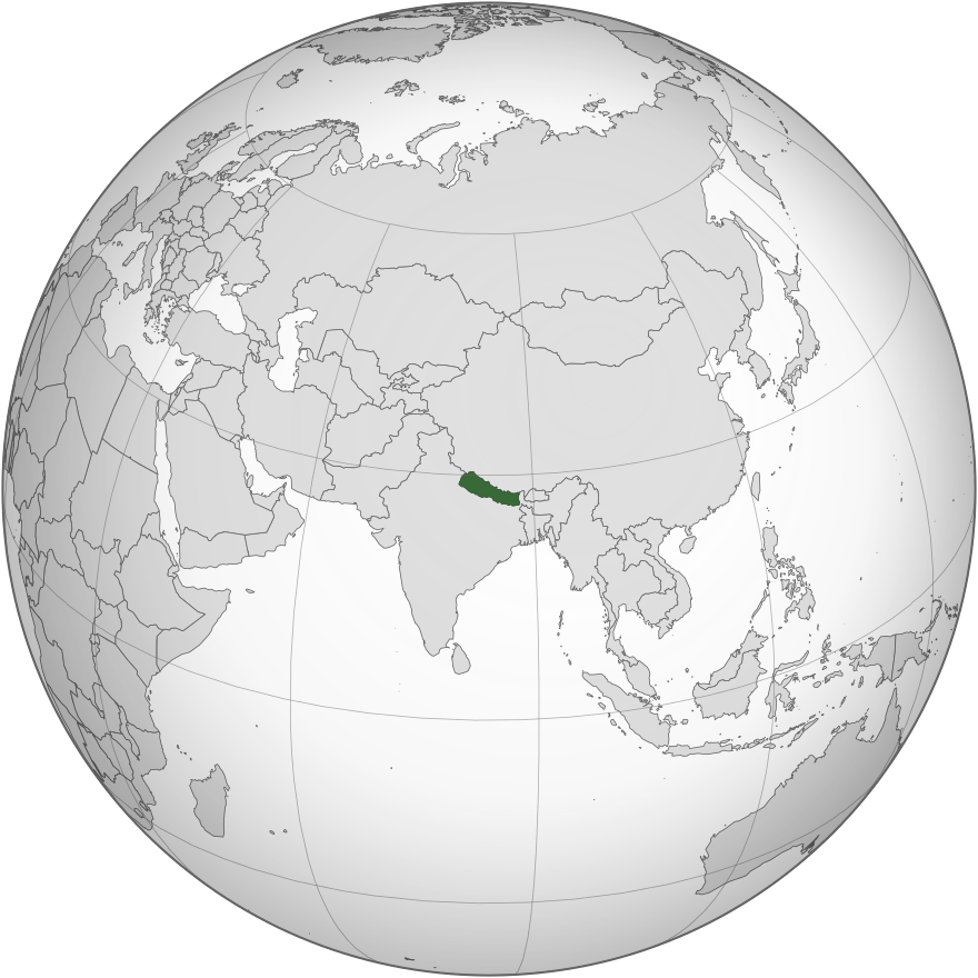 Congratulations! The PNG Image Has Been Downloaded (Location Of Nepal ...