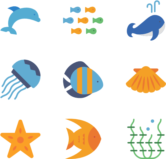 Congratulations! The PNG Image Has Been Downloaded (Sea Animals Icon ...