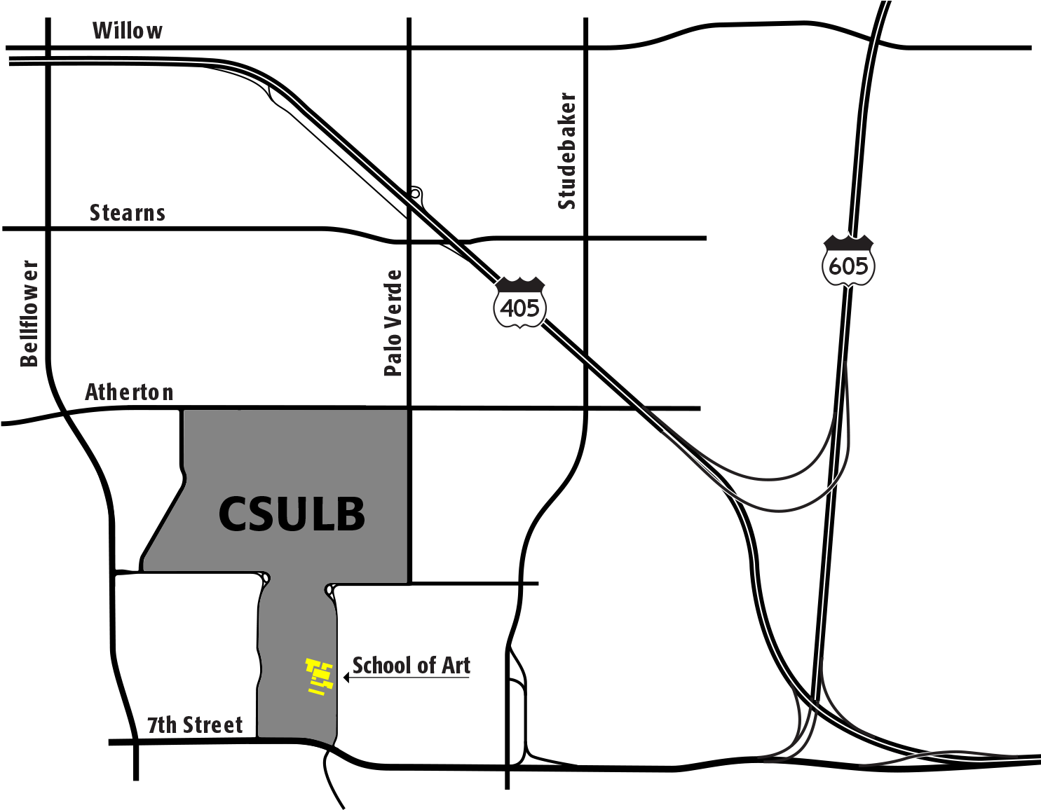 Congratulations! The PNG Image Has Been Downloaded (Map Of Csulb Area ...
