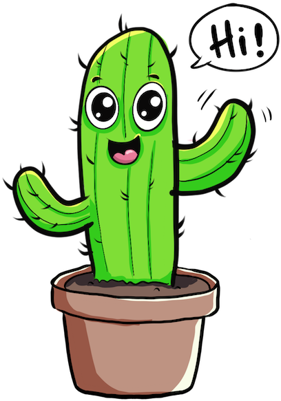 Congratulations! The PNG Image Has Been Downloaded (Cute Cactus ...