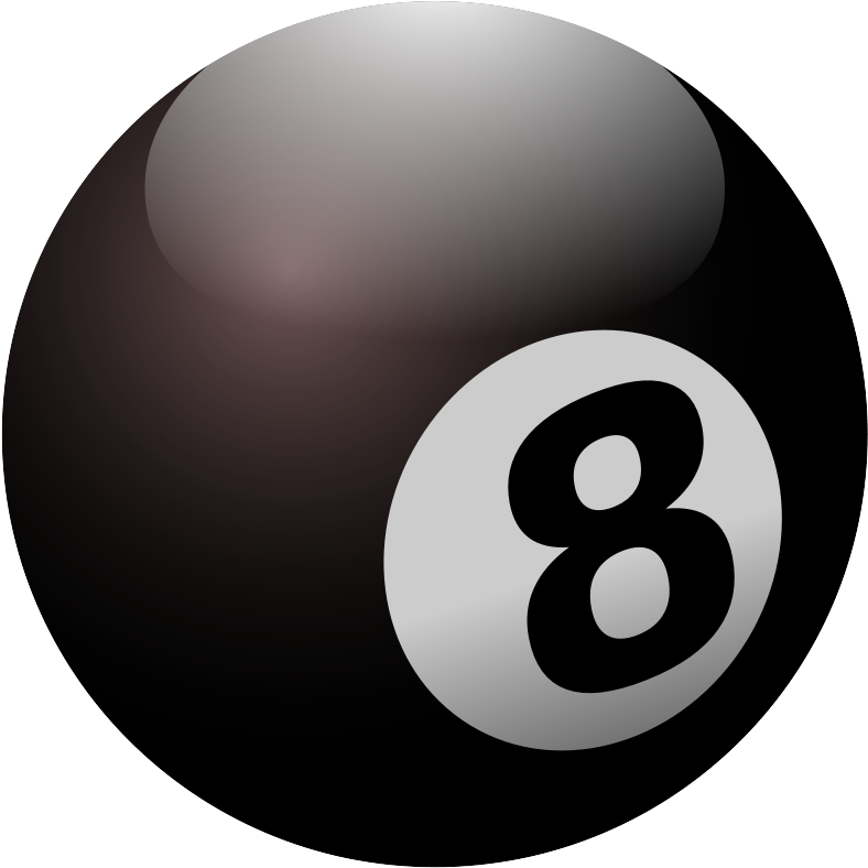 Congratulations! The PNG Image Has Been Downloaded (Clipart 8 Ball ...
