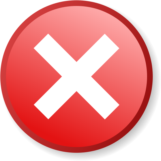 Congratulations! The PNG Image Has Been Downloaded (Red Cross Icon Png ...