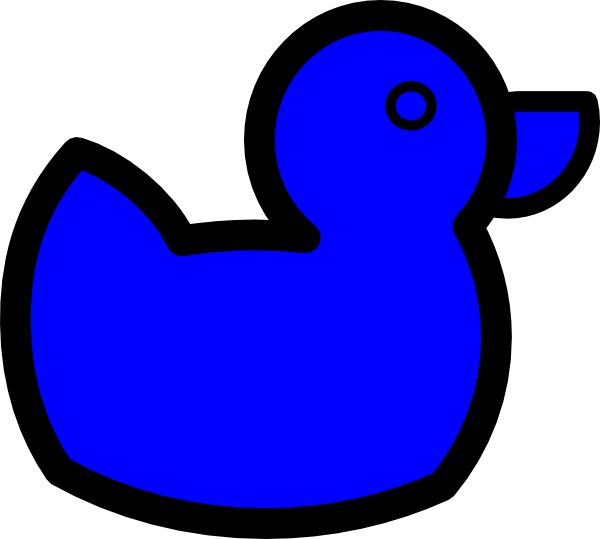 Congratulations! The PNG Image Has Been Downloaded (Blue Clipart Duck ...