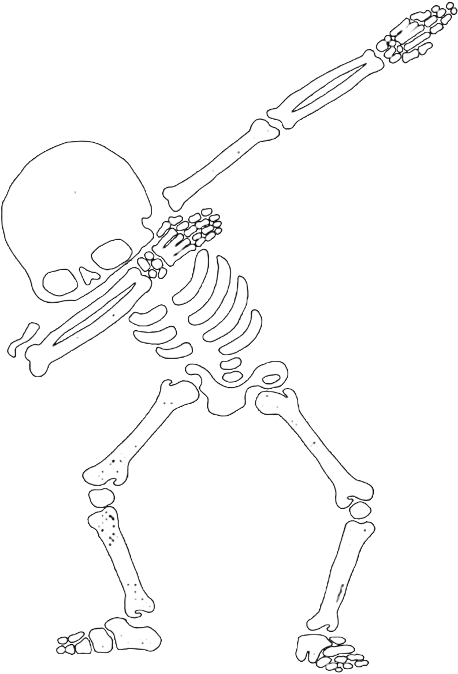 Congratulations! The PNG Image Has Been Downloaded (Skeleton Dab ...
