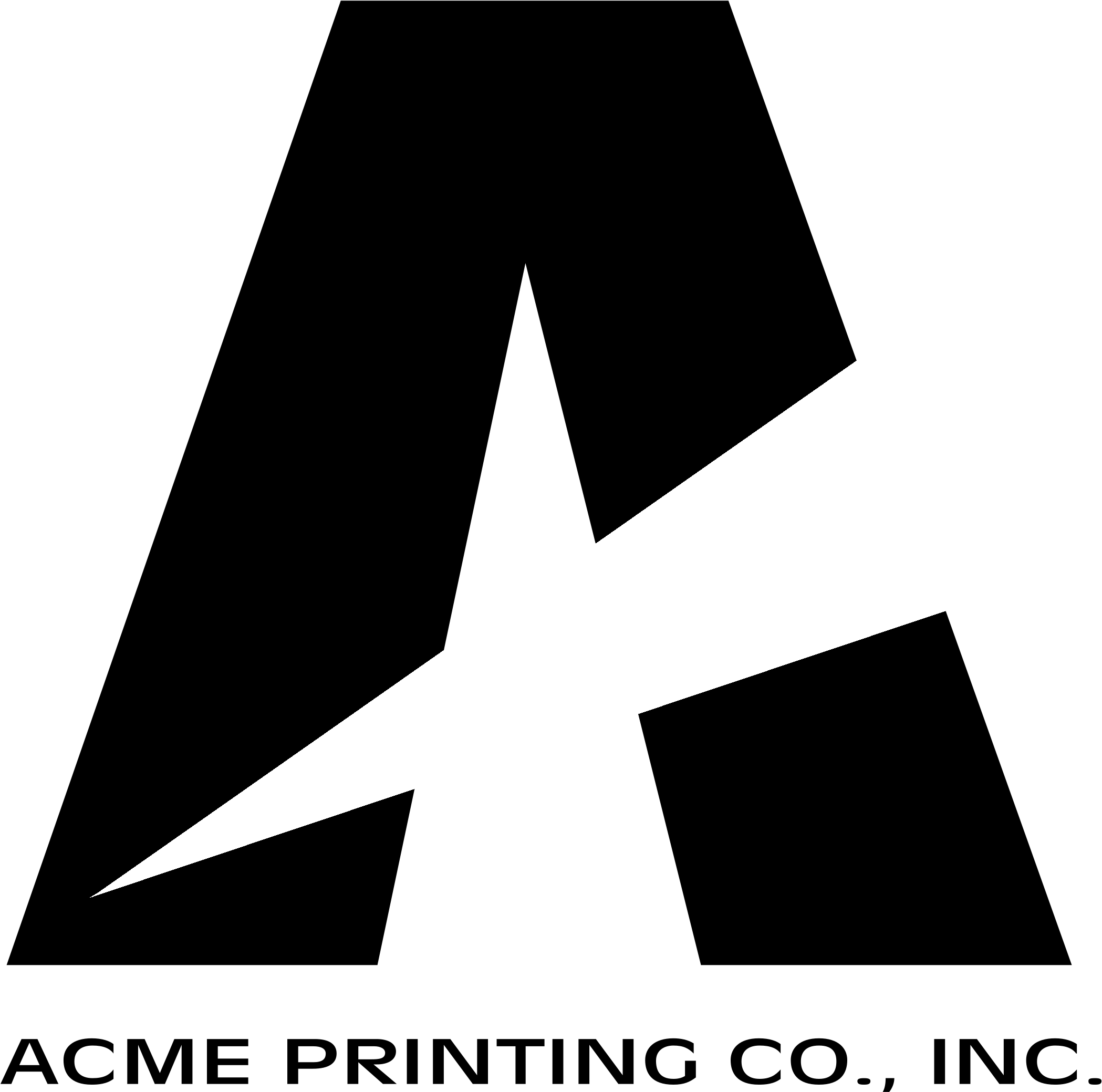 Congratulations! The PNG Image Has Been Downloaded (Acme Printing 01 Logo Black And White, HD ...