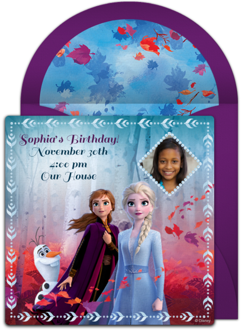Congratulations! The PNG Image Has Been Downloaded (Frozen 2 Invitation ...