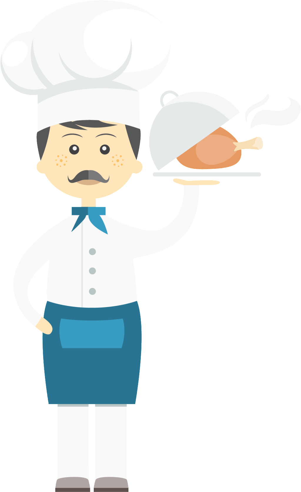 Congratulations! The PNG Image Has Been Downloaded (Flat Male Chef ...