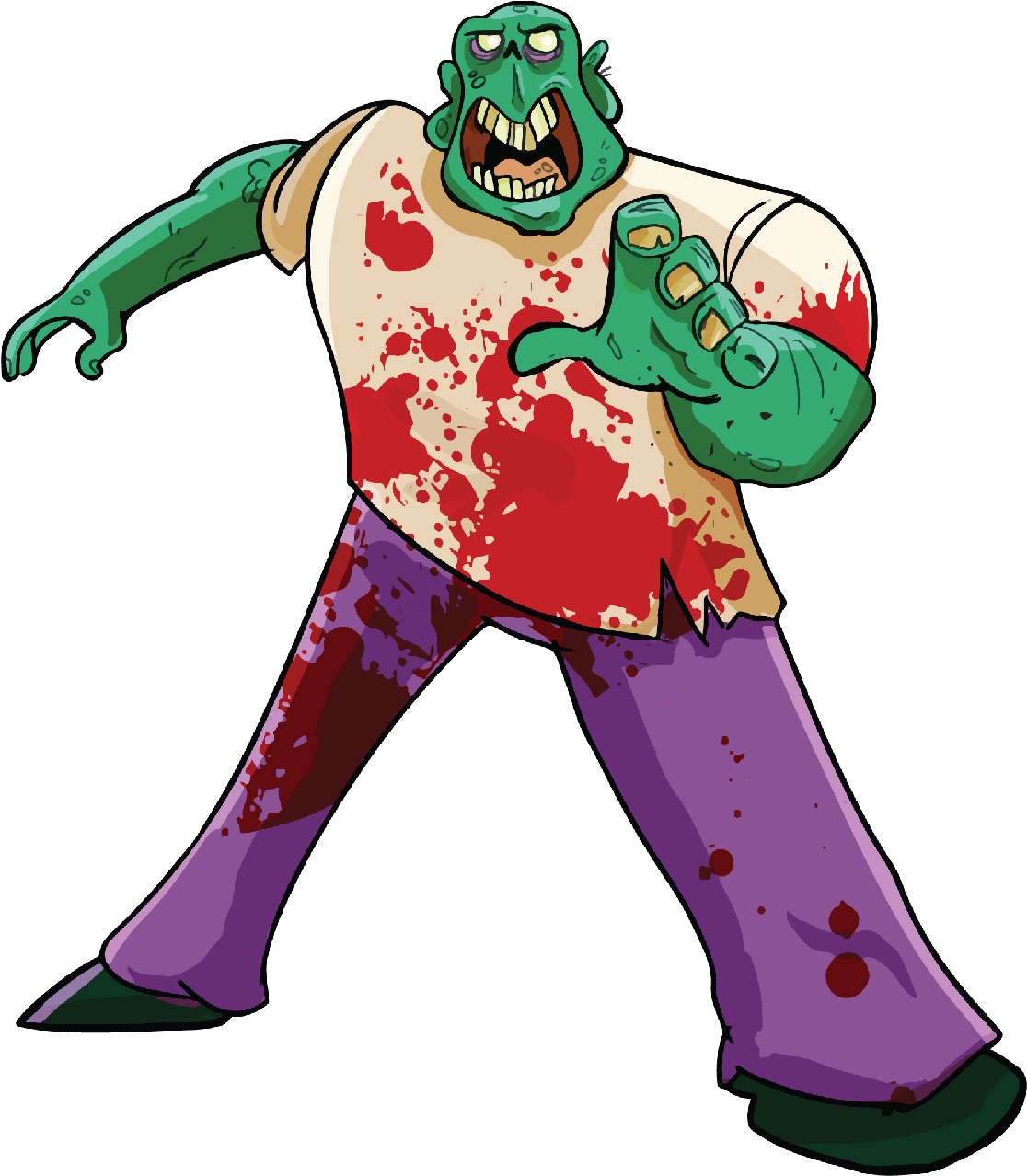 Congratulations! The PNG Image Has Been Downloaded (Big Zombie Cartoon ...